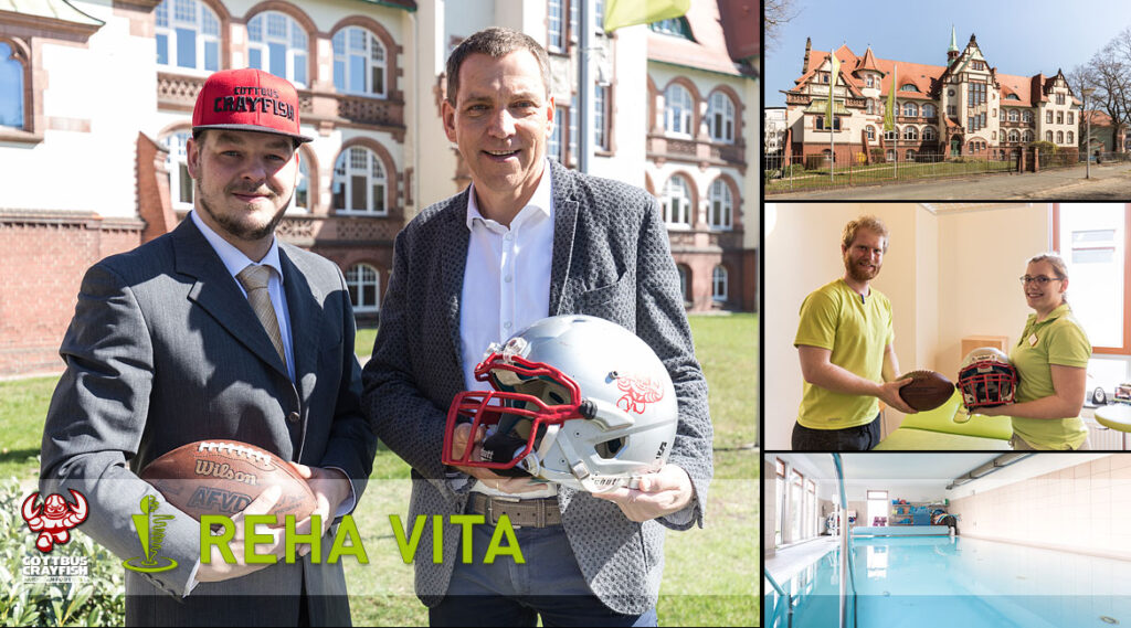 REHA-VITA wird Gesundheits-Partner der Crayfish – Cottbus Crayfish